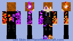 cool fire boy Minecraft Skin