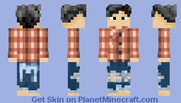 AkaiIsComing in evisu clothes Minecraft Skin