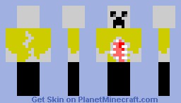 dead ghost creeper Minecraft Skin