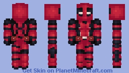 Captain Deadpool Minecraft Skin