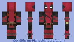 Deadpool Minecraft Skin