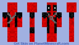 Deadpool skin by bluergh Minecraft Skin
