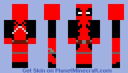 Dead-pool Minecraft Skin