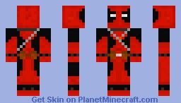Deadpool Minecraft Skin
