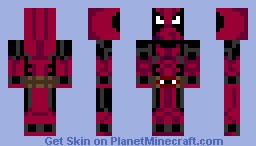 Deadpool Minecraft Skin