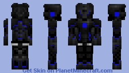 Black and Green Minecraft Skin
