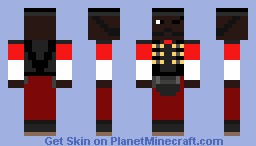 Red Demoman TF2 Minecraft Skin