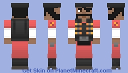 RED Demoman Minecraft Skin