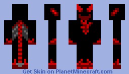 demon red (better in preview) Minecraft Skin