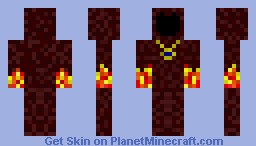 fire demon Minecraft Skin