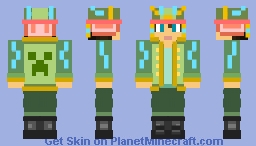 Dengisha`s Green king Minecraft Skin