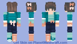 Denton Cyan Team Minecraft Skin