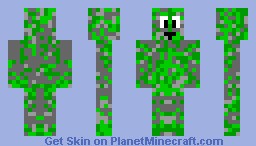 Derpy creeper Minecraft Skin