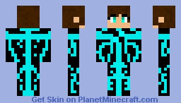 usaria de la aramdura azul cielo Minecraft Skin