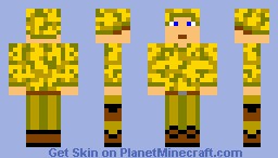 Desert Soldier Minecraft Skin
