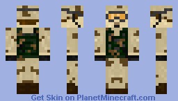 Desert Soldier Minecraft Skin