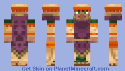 Desert Villager Cleric Minecraft Skin