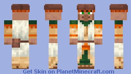Desert Villager shepherd Minecraft Skin