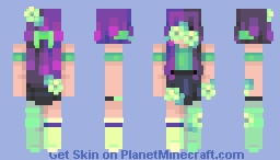 . poison petals . skintober . Minecraft Skin