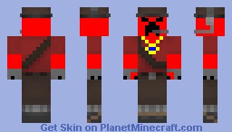 Angry Creeper Scout Minecraft Skin