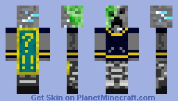 diamond creeper Minecraft Skin