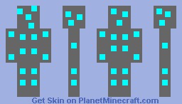 diamond character Minecraft Skin