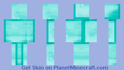 Diamond Man Minecraft Skin