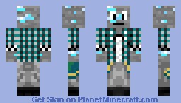 Diamond ore guy Minecraft Skin