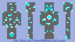 diamond creeper! Minecraft Skin