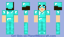 Diamond Girl Minecraft Skin