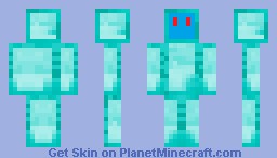 Diamond Blockman Minecraft Skin