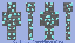 Diamond Ore Minecraft Skin