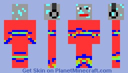 rainbow diamond Minecraft Skin