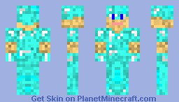 Diamond Skin (improved version) Minecraft Skin