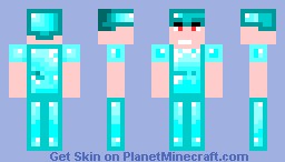 Diamond man Minecraft Skin
