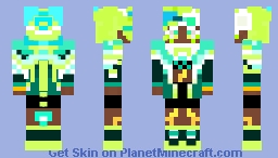 Architect of Abundance Golden Cheese Cookie Minecraft Skin