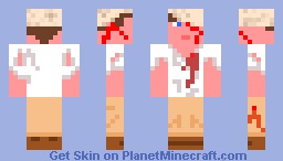 Wounded man Minecraft Skin