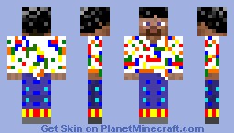 disco guy Minecraft Skin