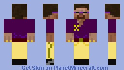 Disco Steve Minecraft Skin
