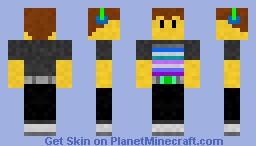 Disco man Minecraft Skin