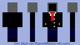 Display in a Suit Minecraft Skin