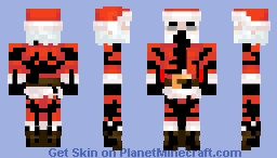 Distorted Santa Clause (creepypasta) Minecraft Skin