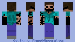 Distorted Steve (creepypasta) Minecraft Skin