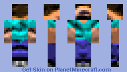 Distorted steve Minecraft Skin