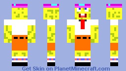 sponge bob w/hat Minecraft Skin