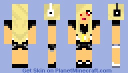 dj girl 2 Minecraft Skin