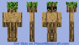 Tree Creature Minecraft Skin