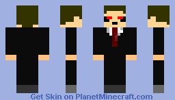 Démon in suit Minecraft Skin