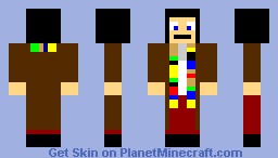 the fourth doctor Minecraft Skin