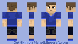 Blue Shirt Minecraft Skin